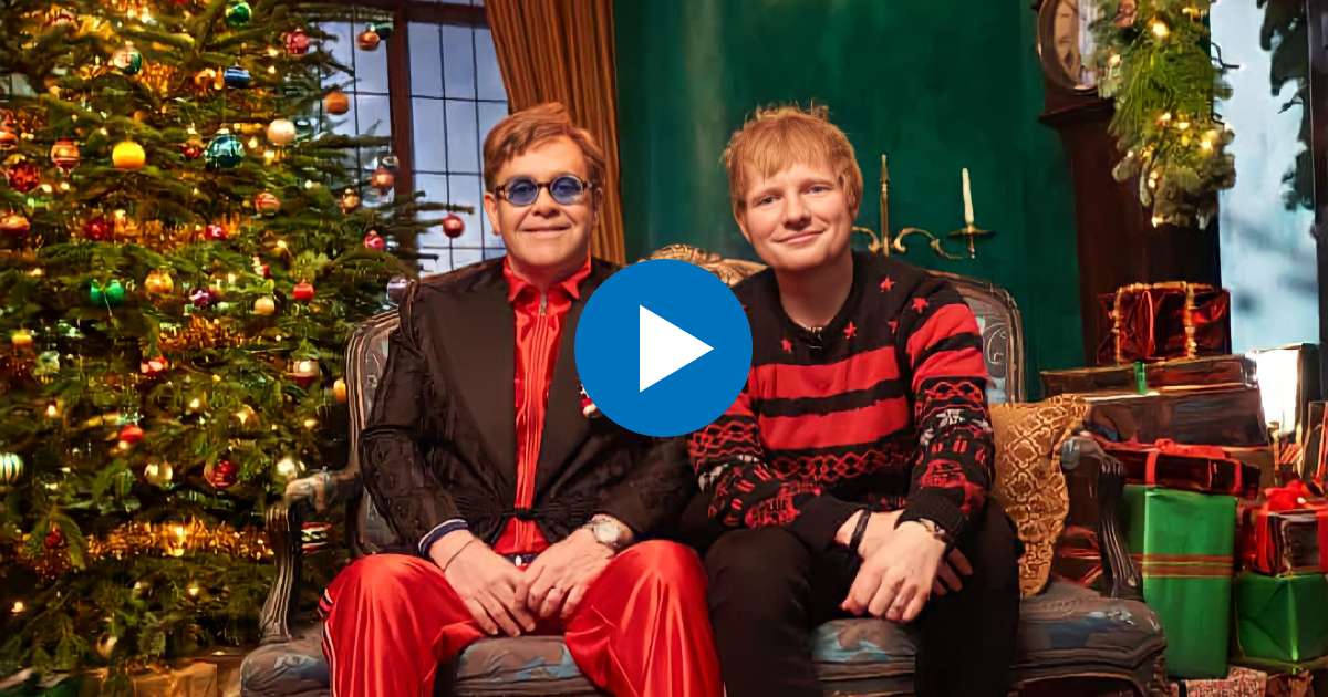 Elton John y Ed Sheeran estrenan videoclip de "Merry Christmas"