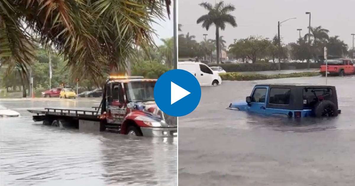 Impresionantes imágenes tras inundaciones en Miami y Fort Lauderdale