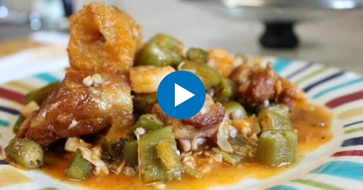 QUIMBOMBÓ - Uno receta muy simple y tradicional cubana