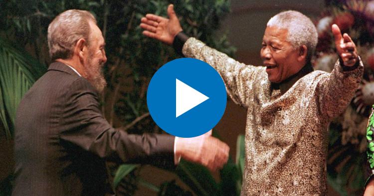 La Fundación Nelson Mandela recuerda a Fidel Castro
