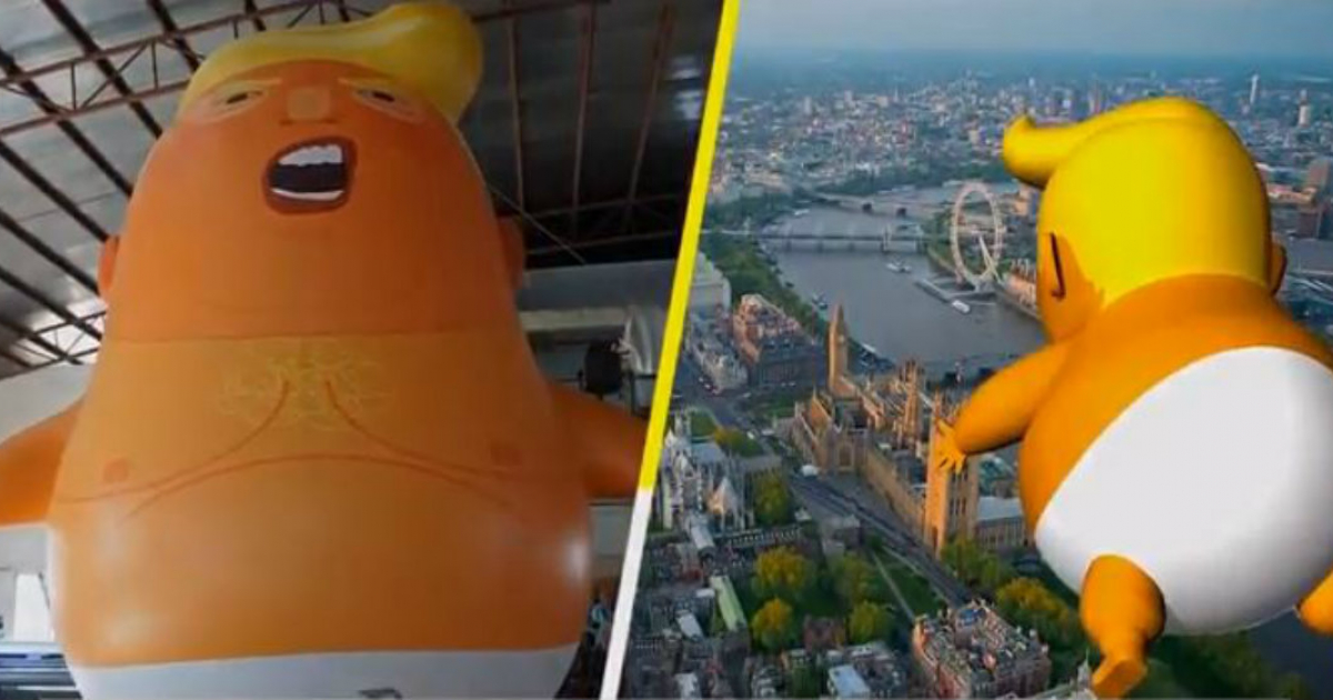 Un "bebé Trump" sobrevolará Londres durante la visita del presidente ...