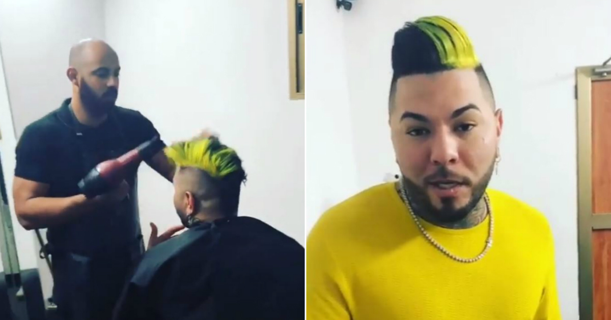 El nuevo cambio de look de Chacal para este fin de año