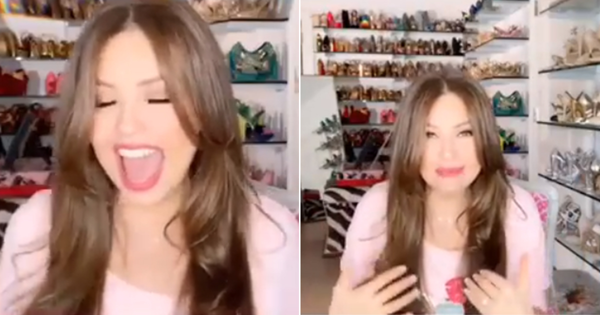 La loca reacción de Thalia a sus nominaciones a los Premios Lo Nuestro