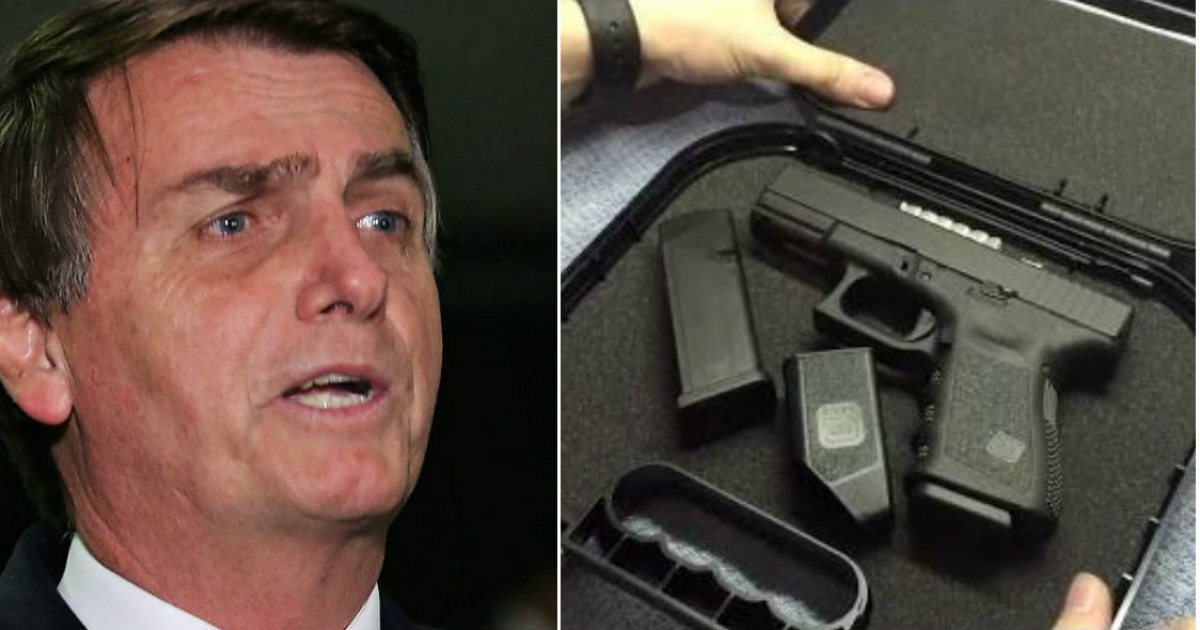 Jair Bolsonaro firma un decreto que facilita la posesión de armas en Brasil
