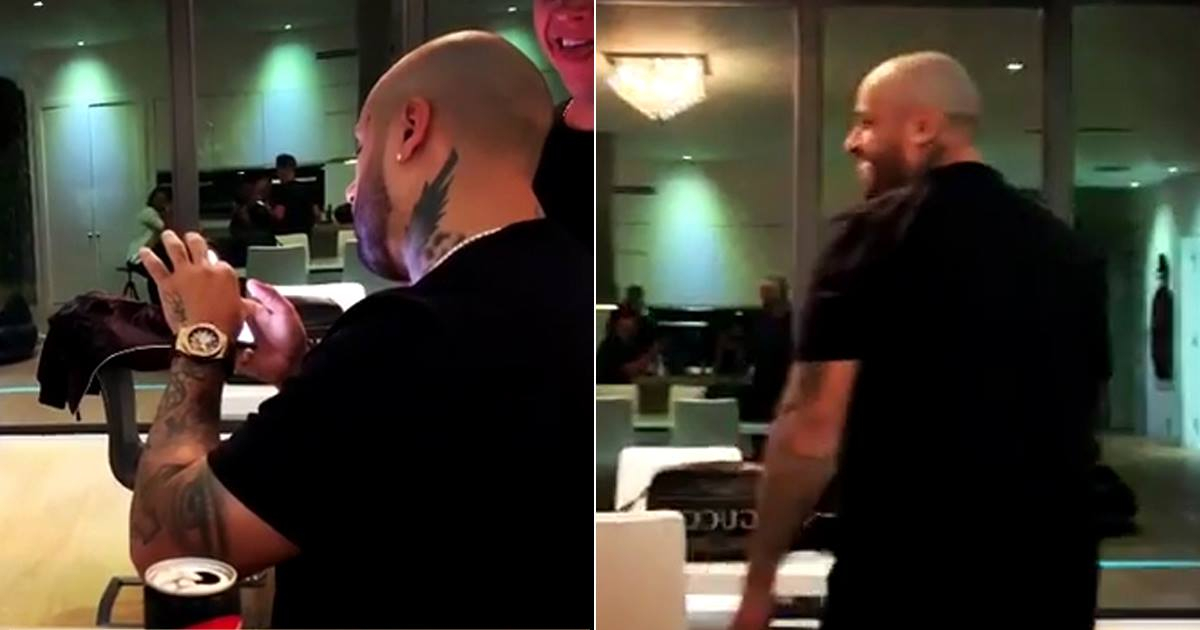 La reacción de Nicky Jam a la divertida broma de su mánager