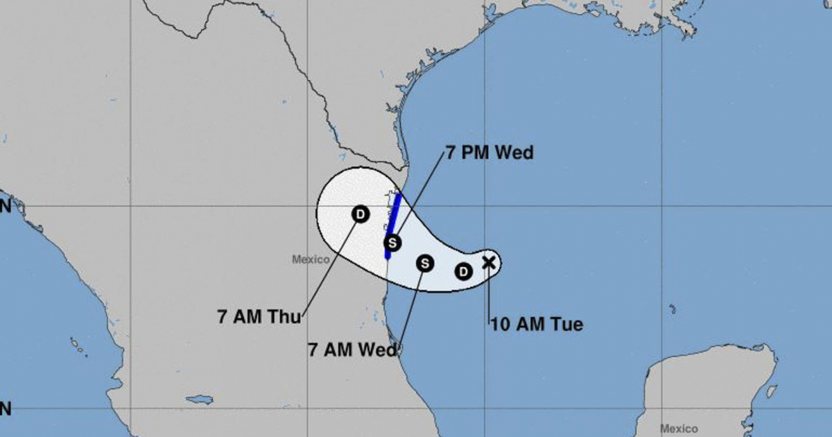 Nueva tormenta tropical Fernand se forma en el Golfo de México