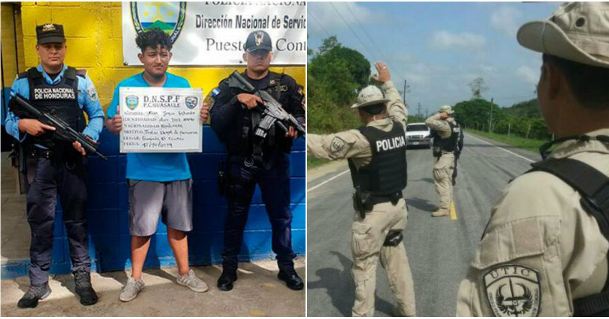 Capturan a dos coyotes en Honduras mientras trasladaban a migrantes cubanos