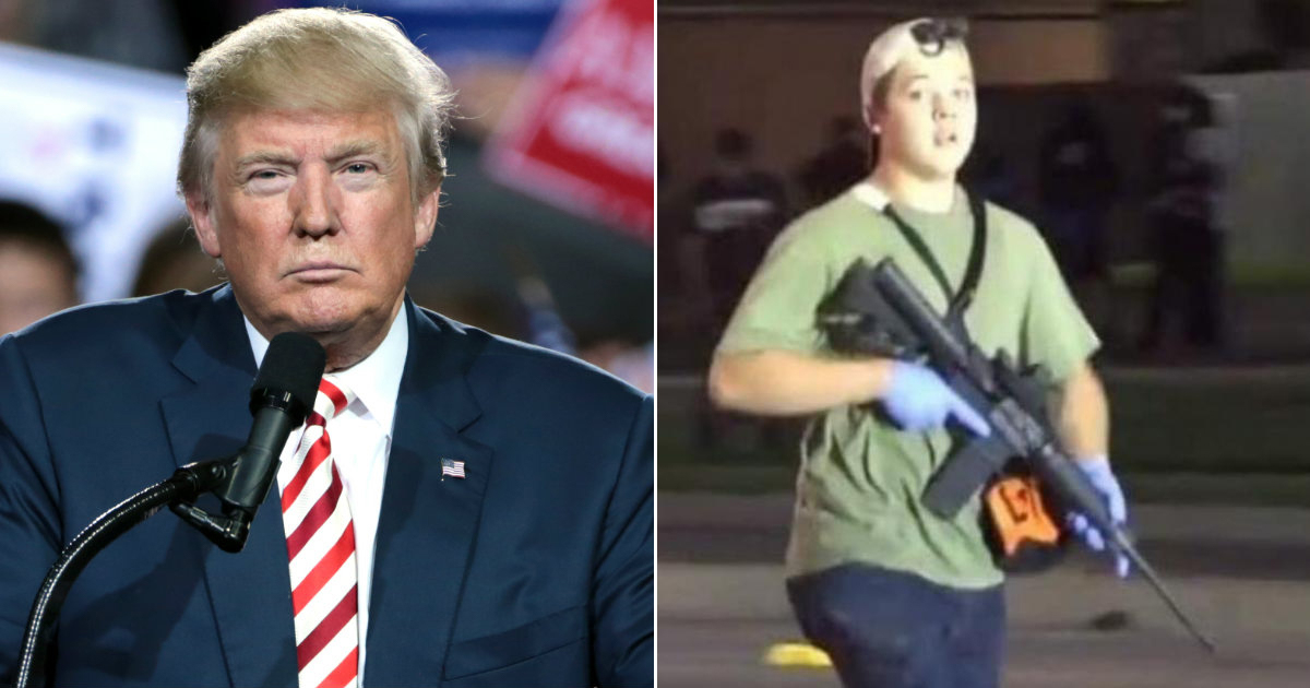Trump defiende el tiroteo mortal de Kyle Rittenhouse: "Lo atacaron"