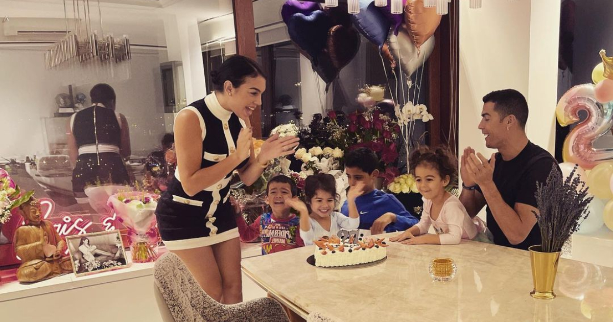 Georgina Rodríguez celebró su 27 cumpleaños en familia y entre risas y ...