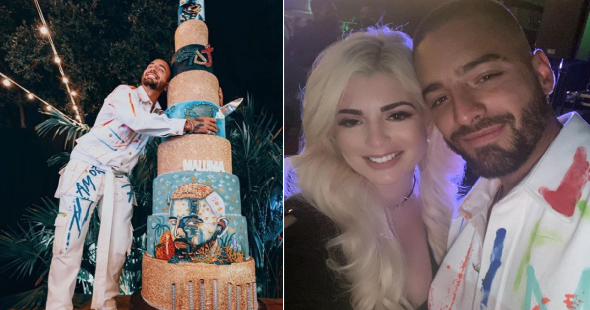 La novia de Osmani García, encargada del lujoso cake de Maluma en Miami