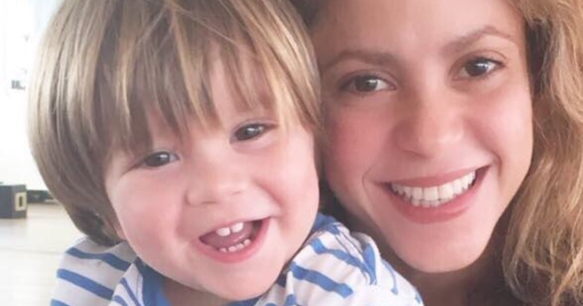 Shakira enseña cuánto ha crecido su hijo menor Sasha en una adorable foto
