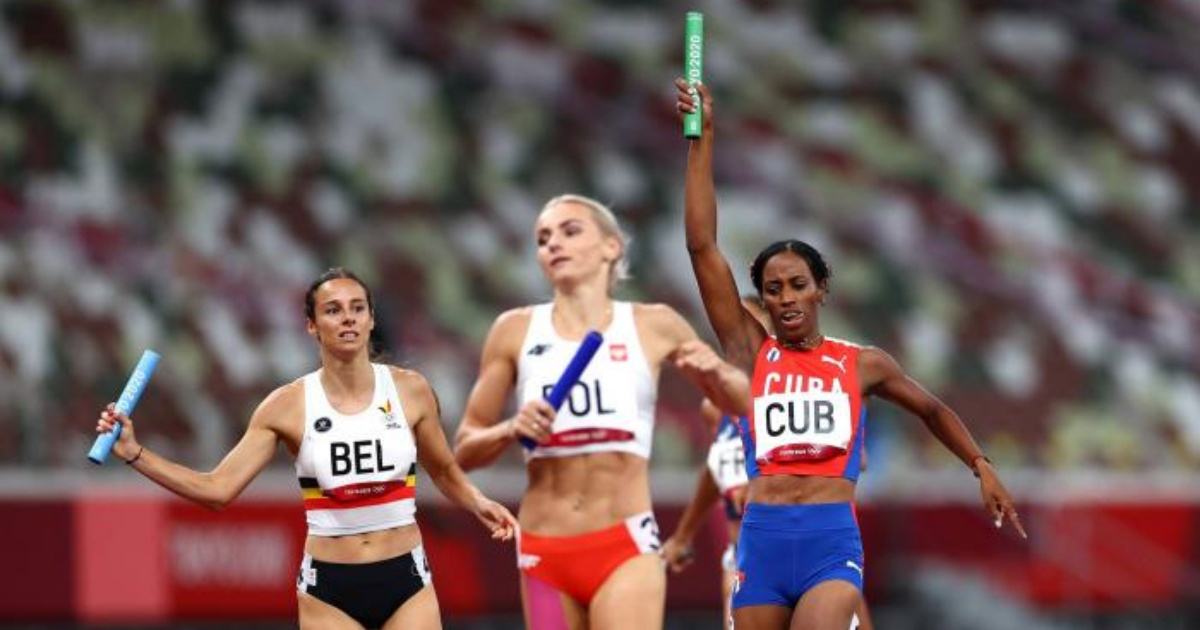 Cuba entra en la final de los 4x400 femenino en Tokio 2020
