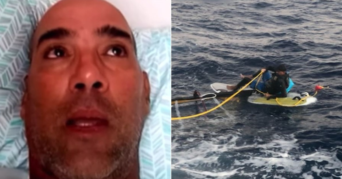 Buzo cubano que llegó a Florida en tabla de windsurf explica como fue ...