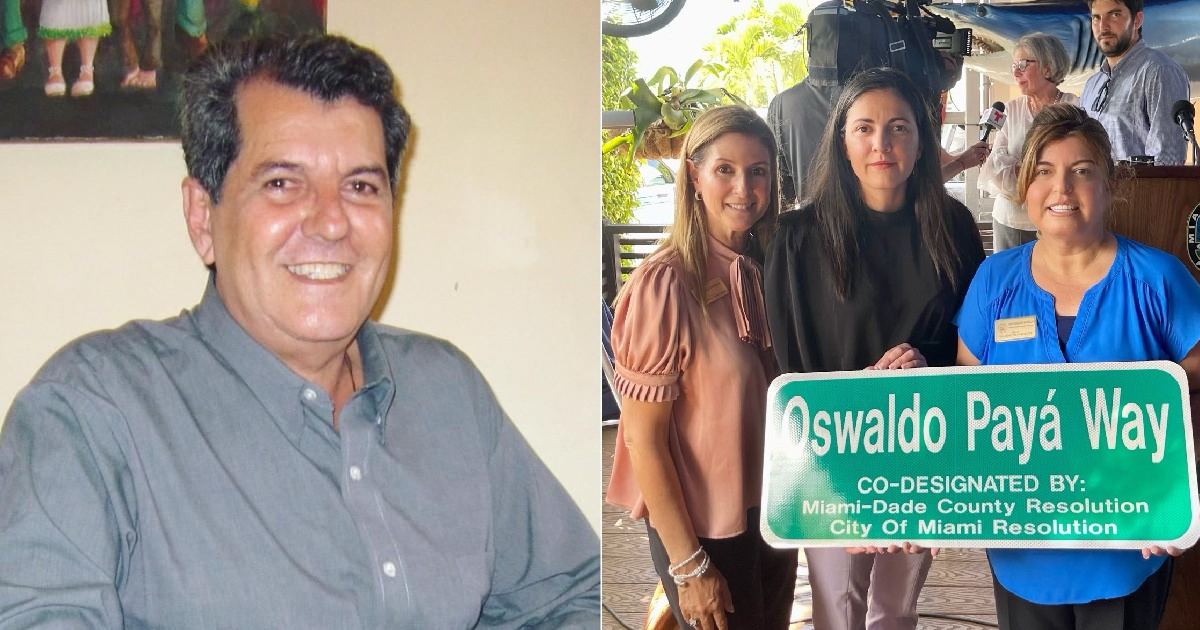 Nombran calle Oswaldo Payá en Miami en décimo aniversario de su muerte