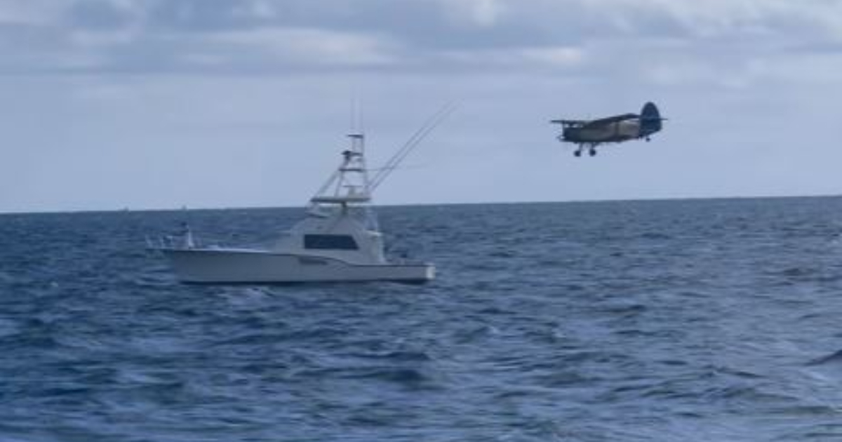 Pescador captó AN-2 cubano volando a muy baja altura hacia Florida