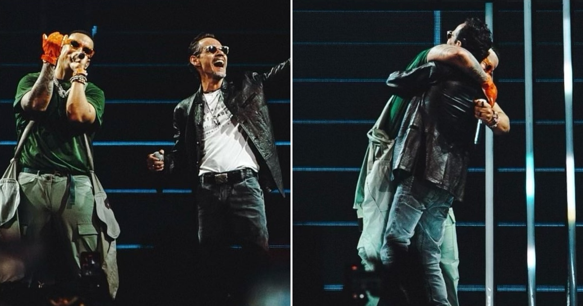 Marc Anthony llega de sorpresa al último show de Daddy Yankee para ...