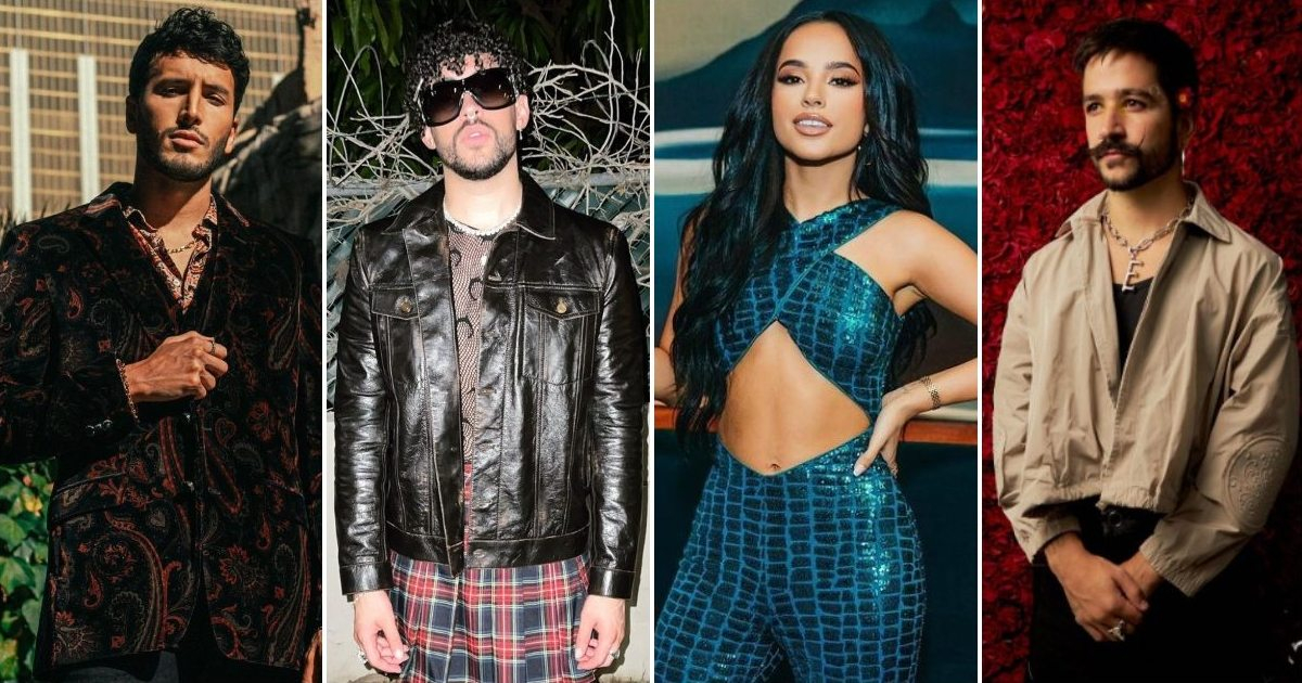 Sebastián Yatra, Bad Bunny, Becky G y Camilo entre los artistas con más nominaciones a los ...