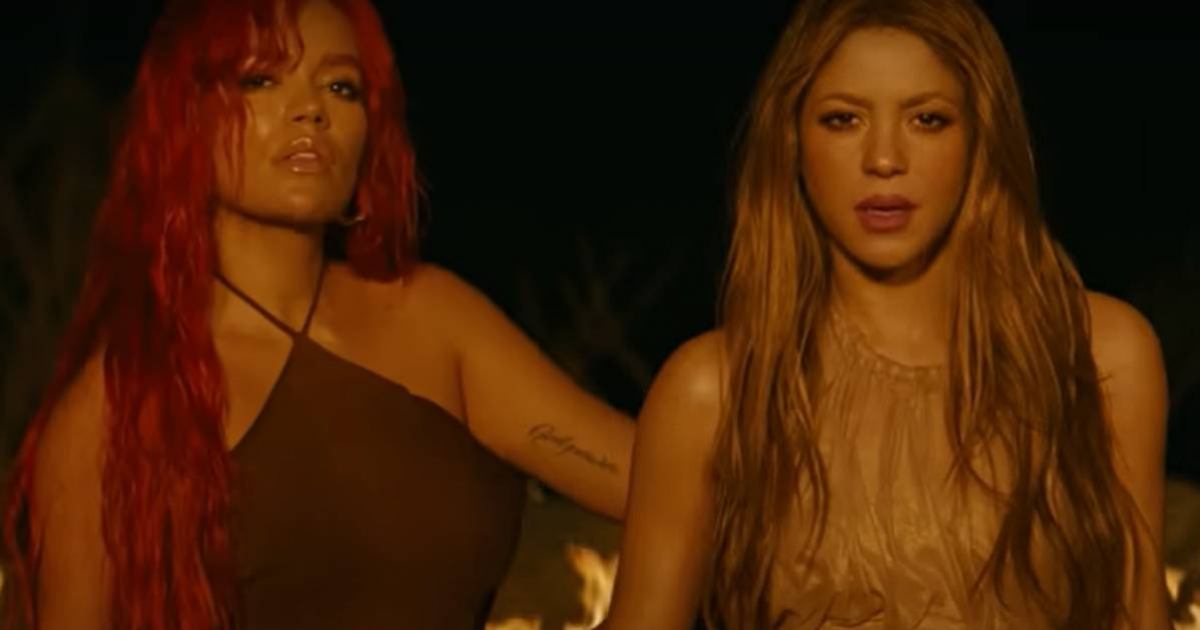Shakira y Karol G arrasan con el estreno de "TQG"