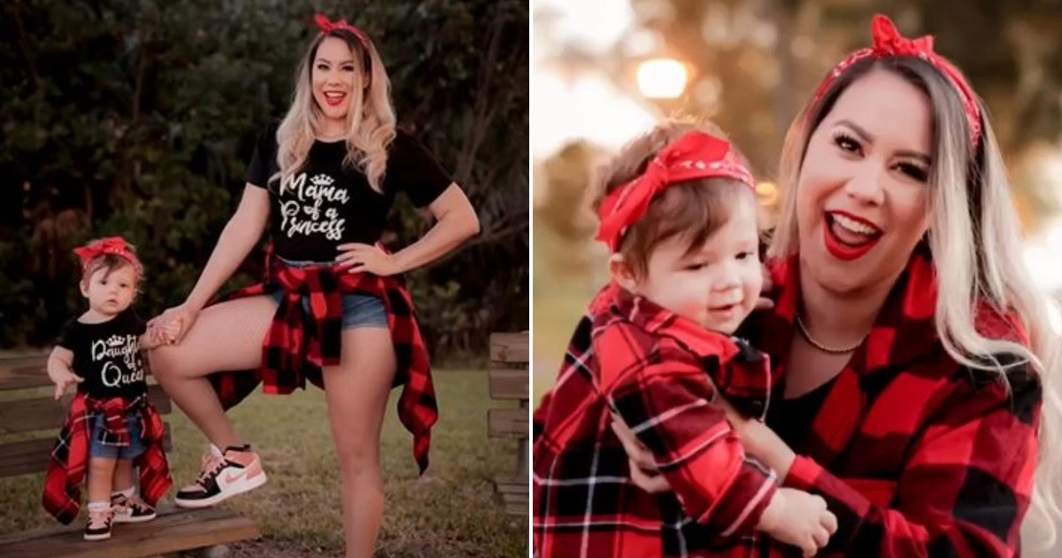 Señorita Dayana posa con su hija Victoria en su sesión de fotos más ...
