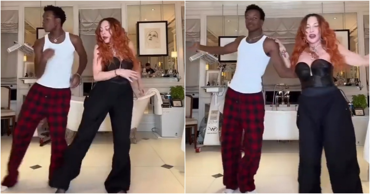 Madonna sorprende a sus seguidores bailando salsa con su hijo