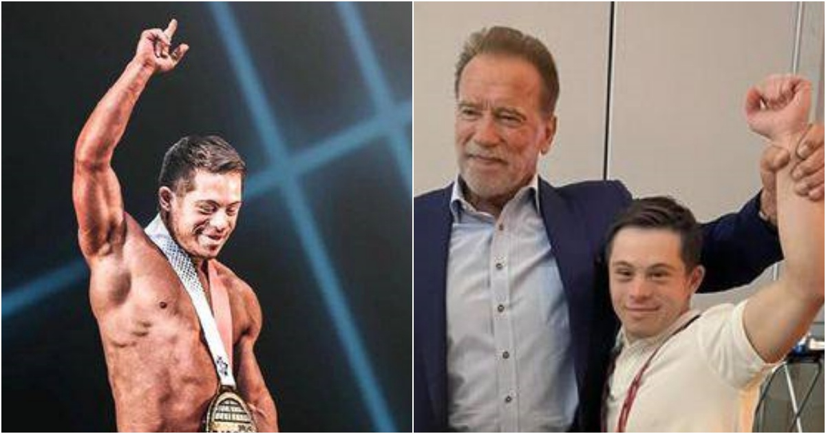 Kyle Landi y Arnold Schwarzenegger aseguran que el fitness es para todos