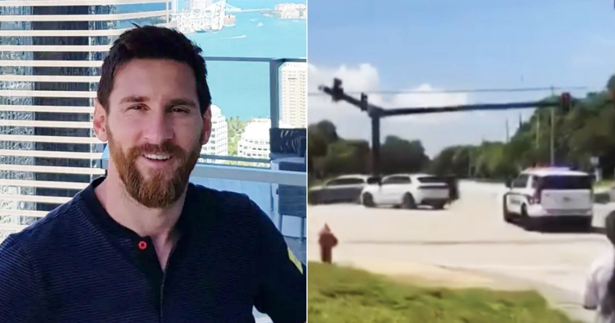 VIRAL: Messi se lleva semáforo en rojo a la salida de entrenamiento con ...