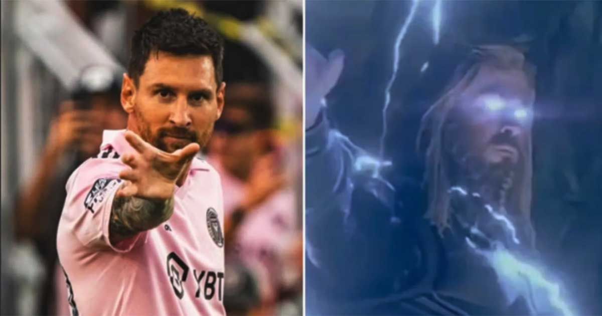 Messi pone de moda los festejos "a lo Marvel"