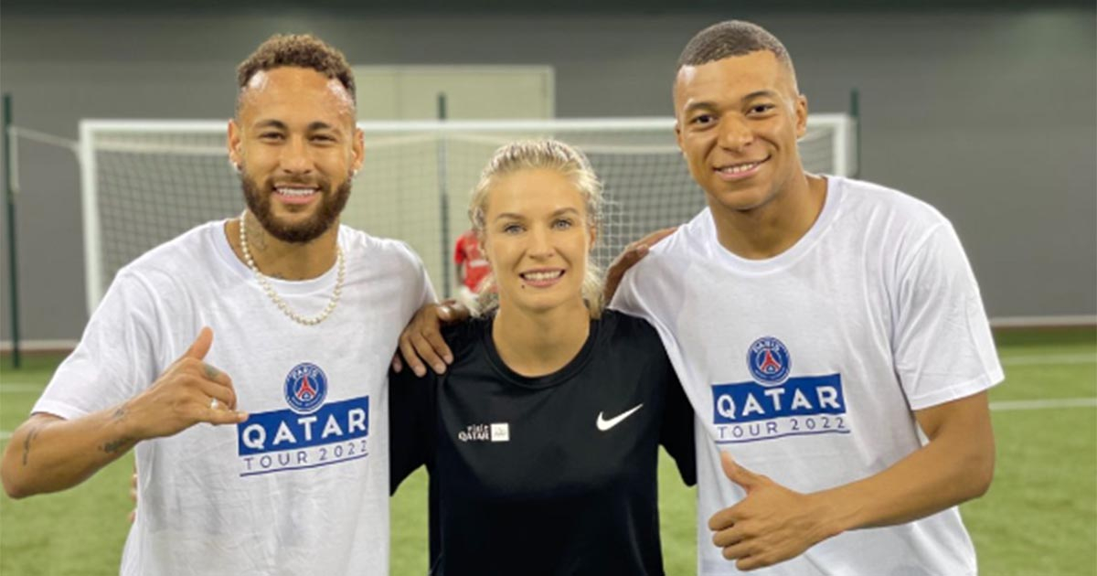 Aguska, la chica que maravilló a Neymar y Mbappé