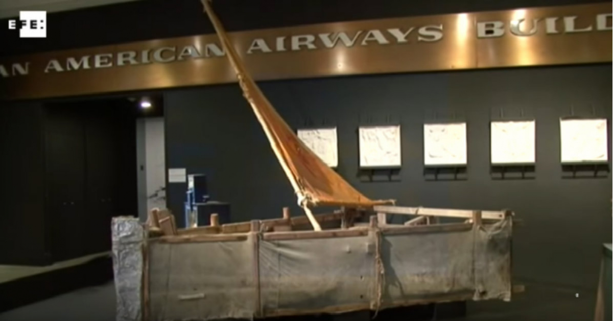 Museo de Historia de Miami muestra balsas y cayucos utilizados por ...