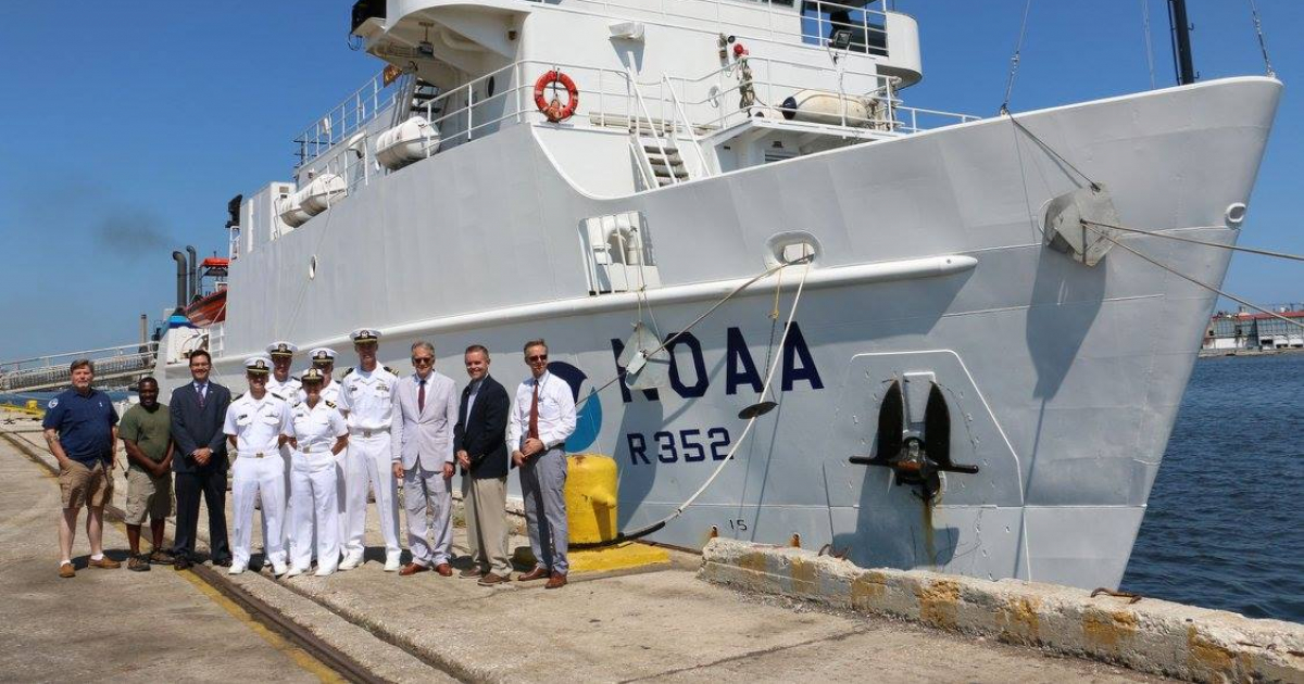 Nancy Foster, primer buque del gobierno estadounidense que visita Cuba ...