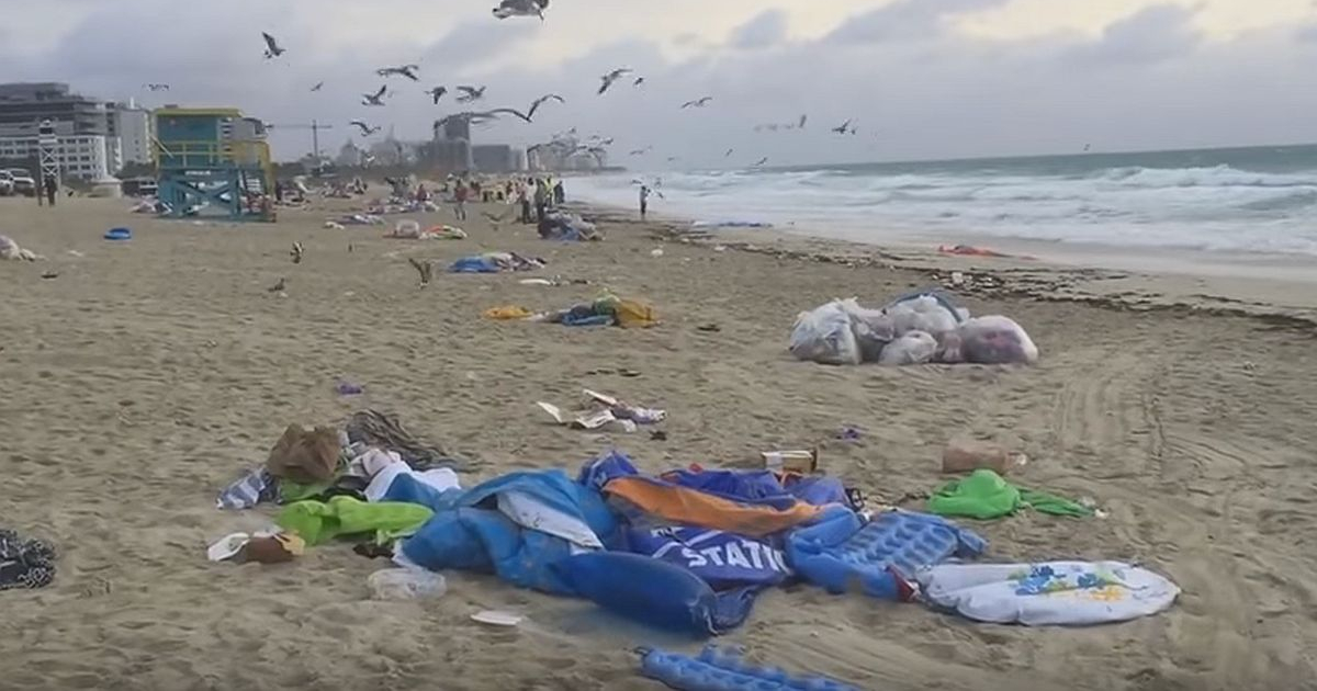 Festival Floatopia arruina por completo las playas de Miami Beach