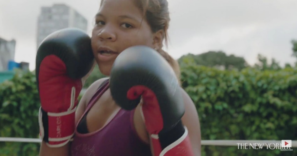 La pelea de Hatzumy: una niña boxeadora en Cuba