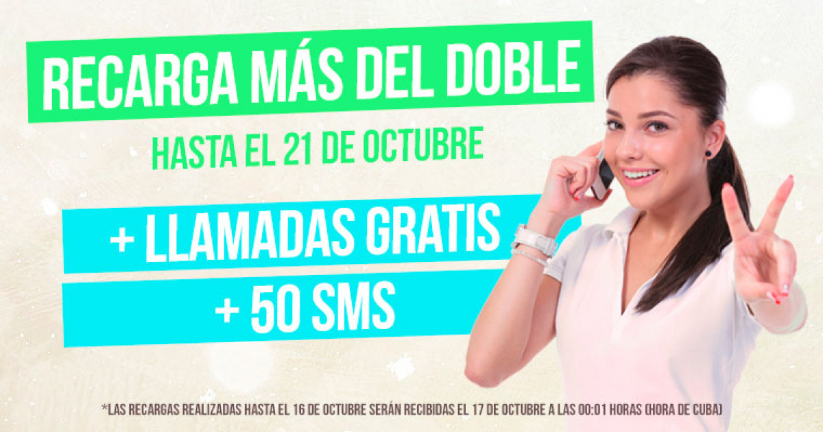 Recarga de saldo a líneas Cubacel: en octubre reciben más del doble