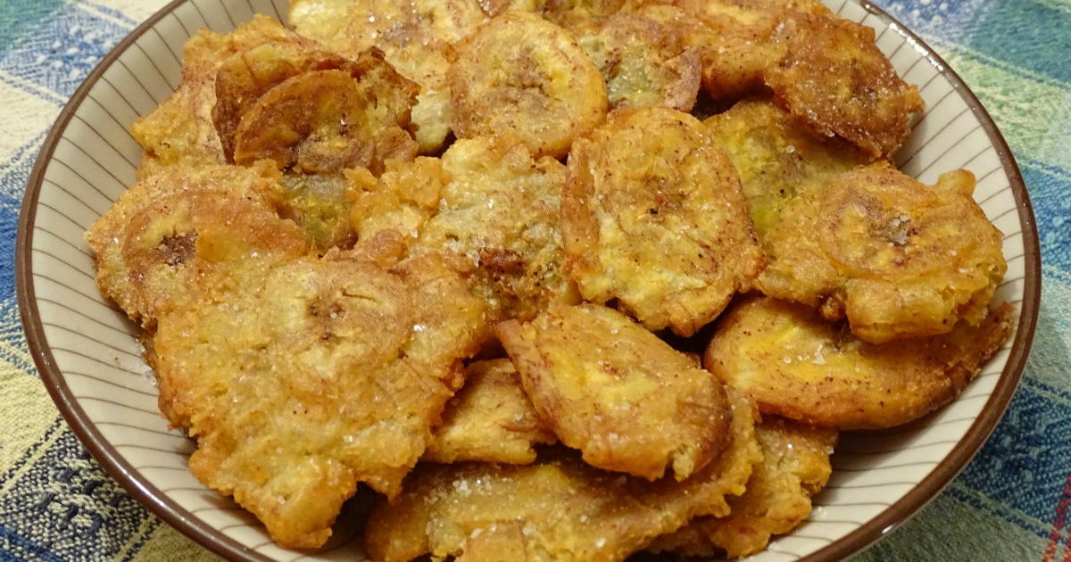 Receta de Chatinos, tachinos o tostones - CiberCuba Cocina