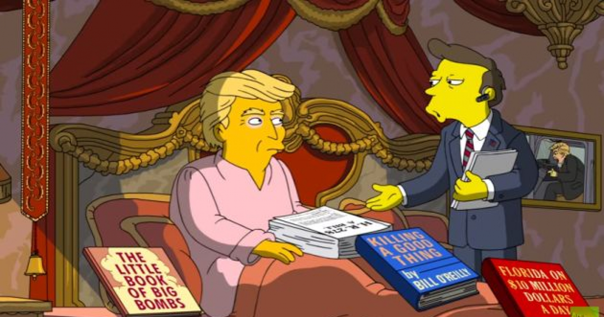 Los primeros cien días de Donald Trump según Los Simpsons
